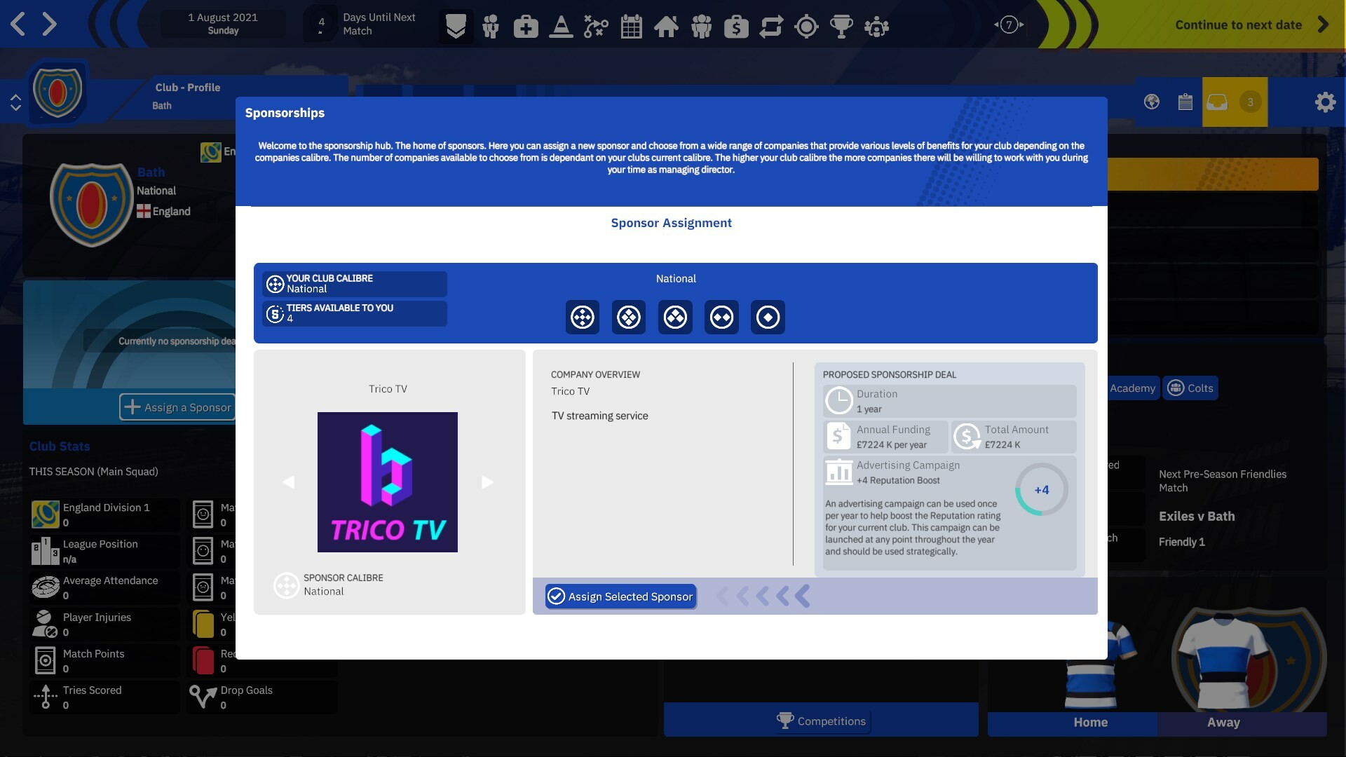 Rugby Union Team Manager 4 | indienova GameDB 游戏库
