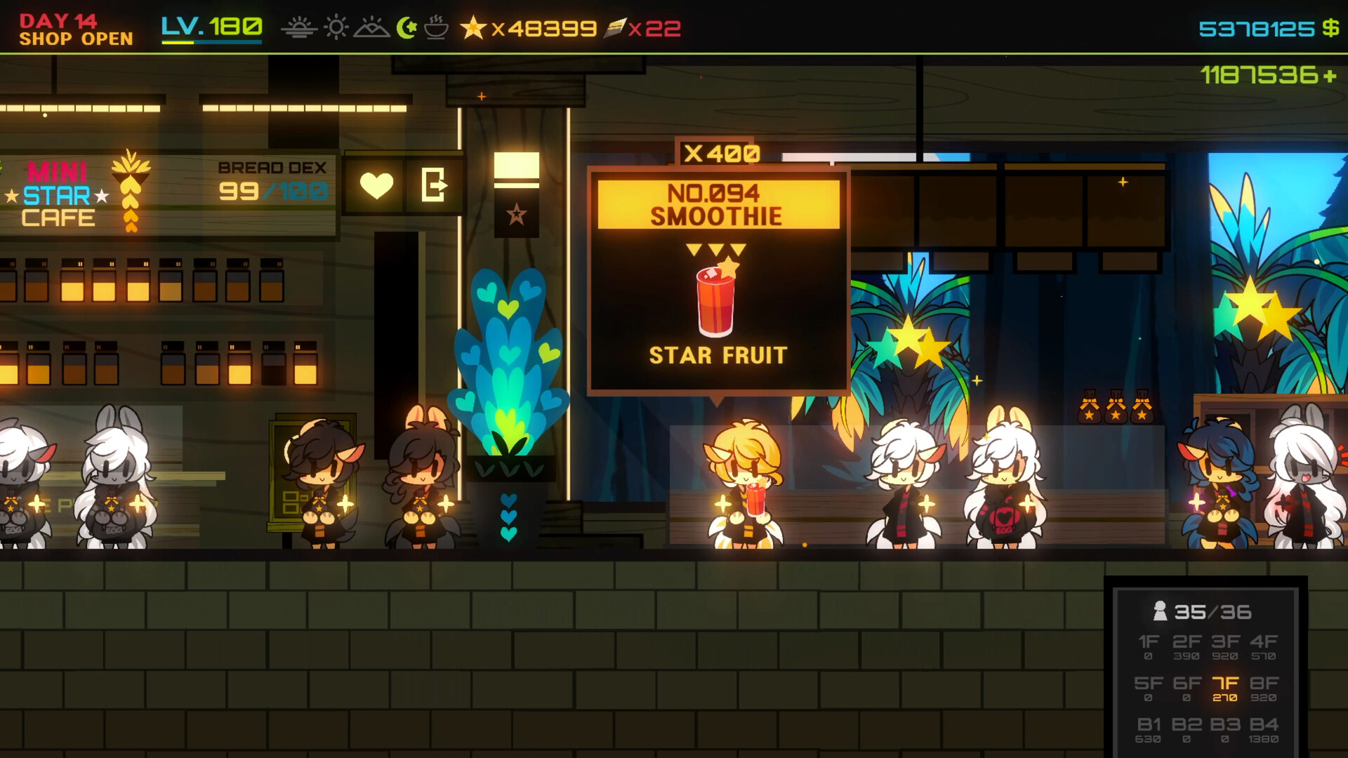 Mini Star Cafe | indienova GameDB 游戏库