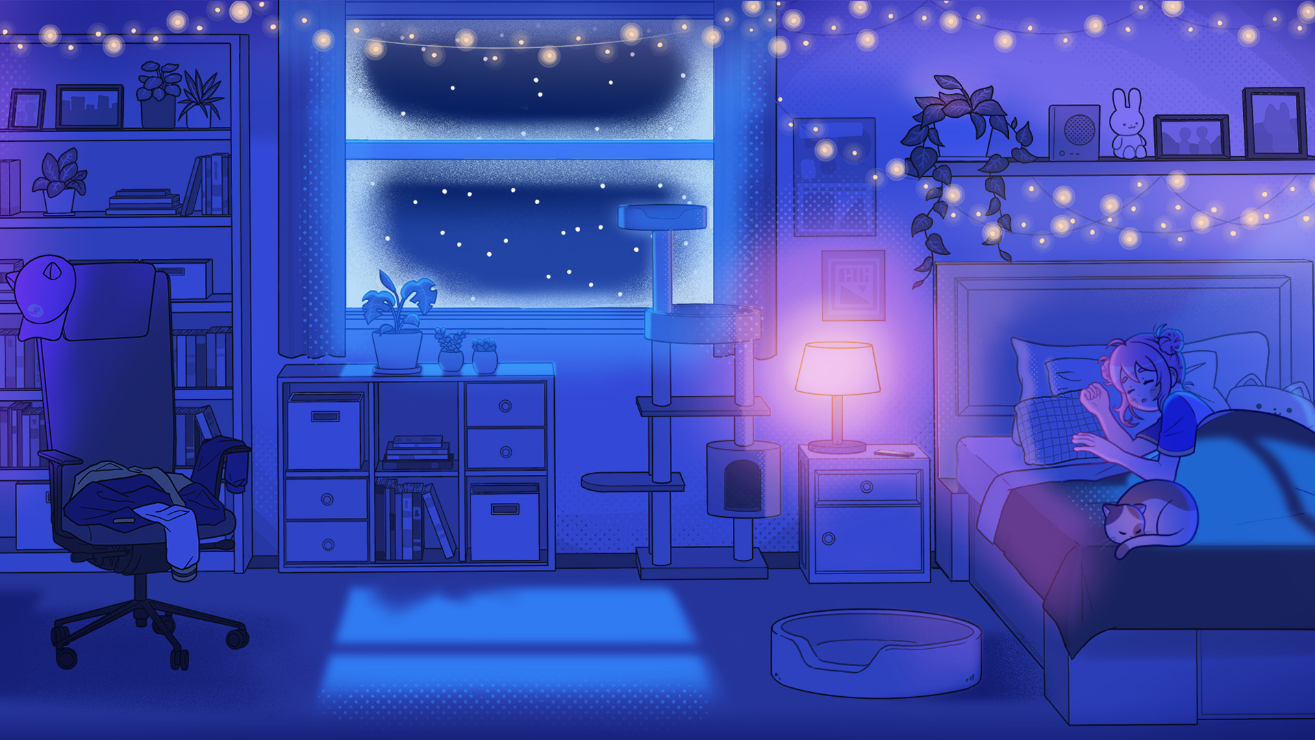 Steam Workshop::Steam Winter Sale 2024 Profile Background “Snowy Slumber”